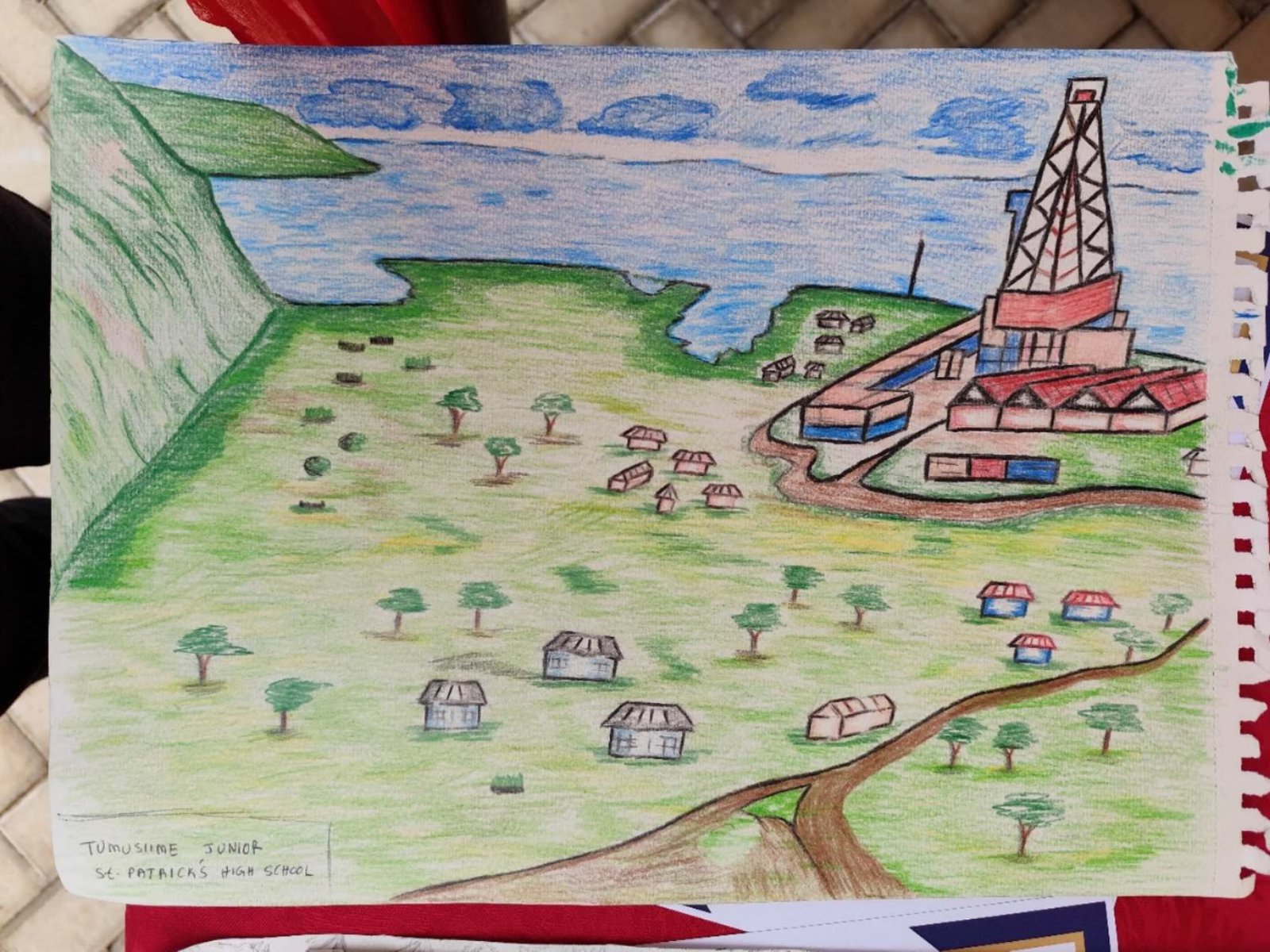 Students Draw Kingfisher Oilfield In Drawing Competition - Bubu Online News